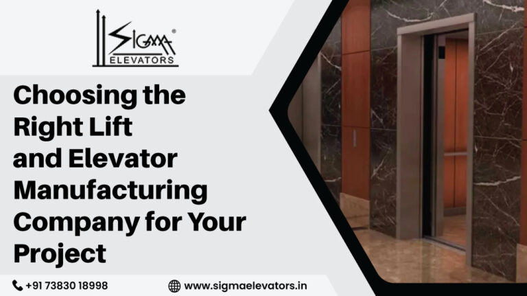 Lift and Elevator Manufacturing Company in Gujarat